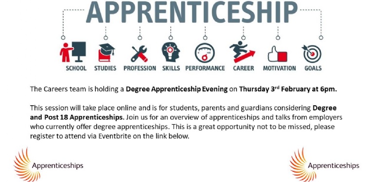 Gordano School - Degree Apprenticeship Evening - Book Now