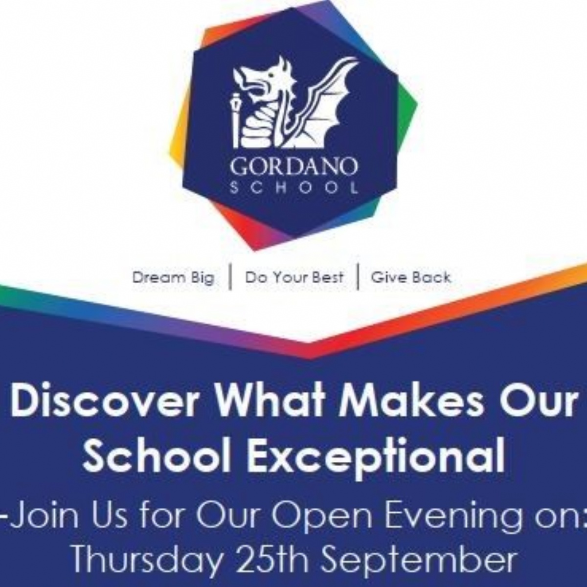 Gordano School - Open Evening, Thursday 25th September 2025